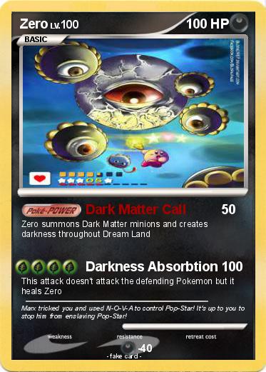 Pokémon Zero 655 655 - Dark Matter Call - My Pokemon Card