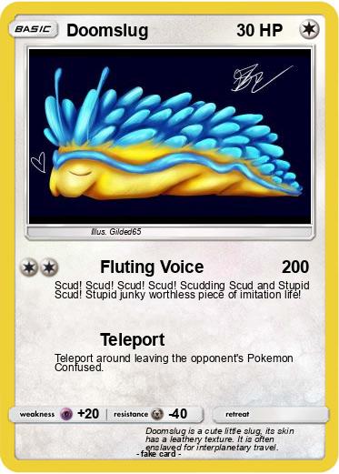 Pokémon Doomslug 1 1 - Fluting Voice - My Pokemon Card