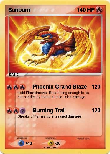 Pokémon Sunburn 42 42 - Phoenix Grand Blaze - My Pokemon Card