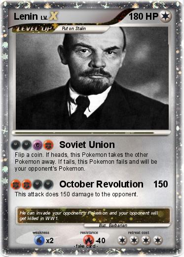 Pokémon Lenin 14 14 - Soviet Union - My Pokemon Card