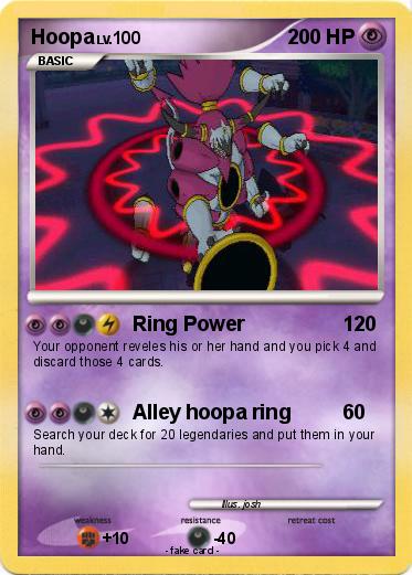 Pokémon Hoopa 590 590 - Ring Power - My Pokemon Card