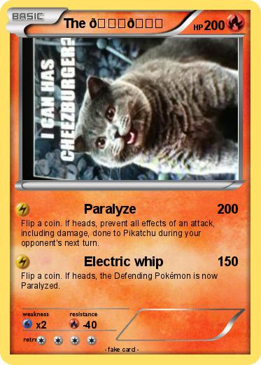 Pokémon The pancake - Paralyze - My Pokemon Card