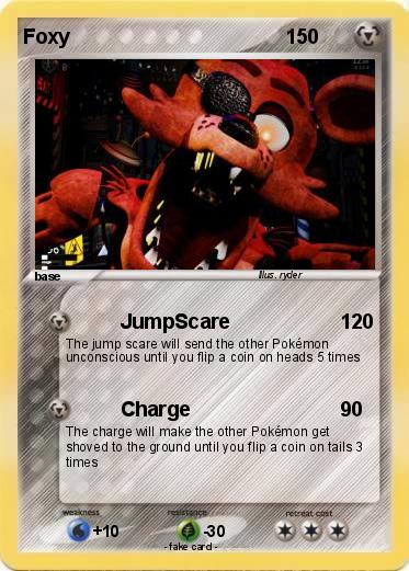 Pokémon Foxy 2539 2539 - JumpScare - My Pokemon Card