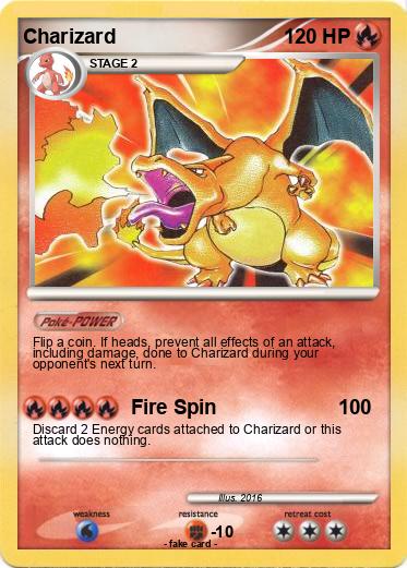 Pokémon Charizard 11294 11294 - Fire Spin - My Pokemon Card