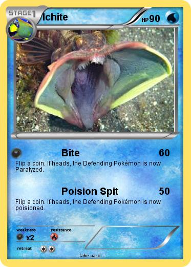 Pokémon Ichite - Bite - My Pokemon Card