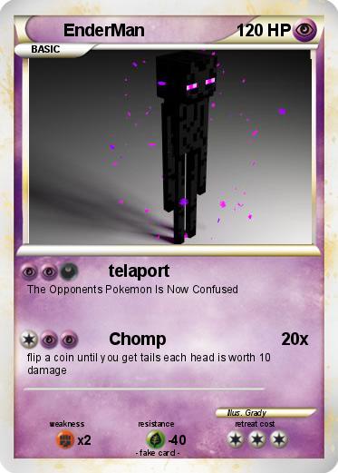 Pokémon EnderMan 1083 1083 - telaport - My Pokemon Card