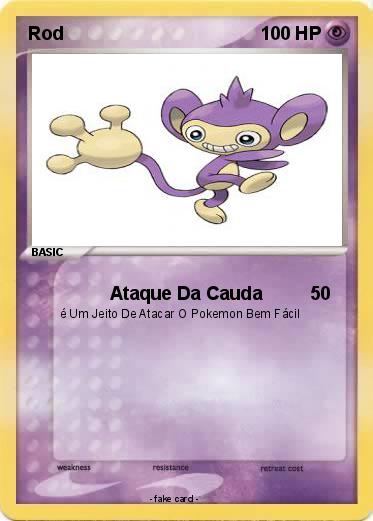 Pokémon Rod 46 46 - Ataque Da Cauda - My Pokemon Card