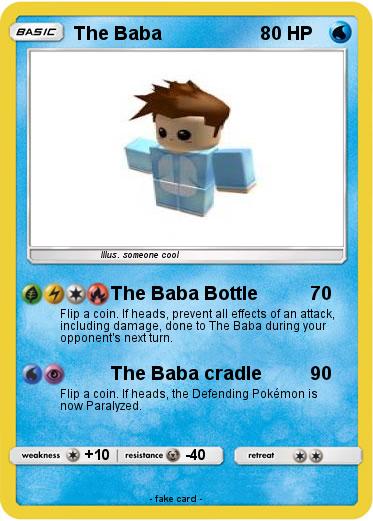 Pokémon The Baba - The Baba Bottle - My Pokemon Card