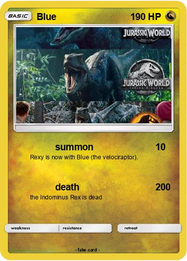 Pokémon Blue 4198 4198 - summon - My Pokemon Card