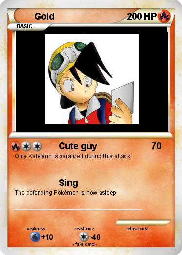 Pokémon Gold 971 971 - Cute guy - My Pokemon Card