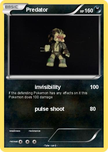 Pokémon Predator 635 635 - invisibility - My Pokemon Card