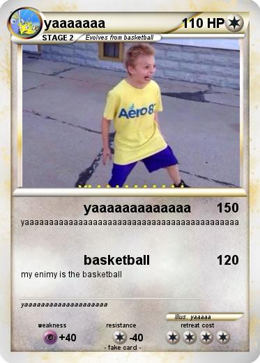 Pokémon yaaaaaaa 2 2 - yaaaaaaaaaaaaa - My Pokemon Card