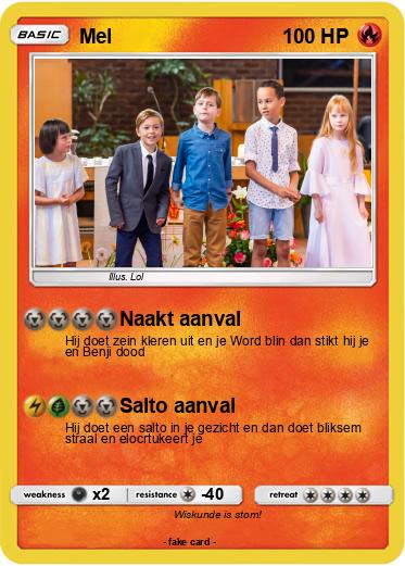 Pokémon Mel 72 72 - Naakt aanval - My Pokemon Card