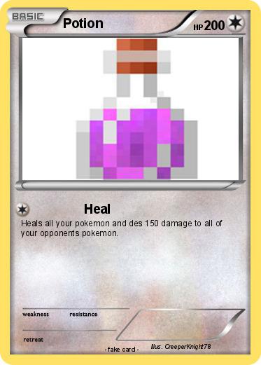 Pokémon Potion 63 63 - Heal - My Pokemon Card