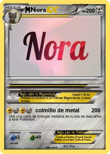 Pokémon Nora 94 94 - colmillo de metal - Mi carta pokémon