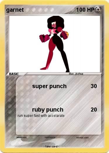 Pokémon garnet 117 117 - super punch - My Pokemon Card