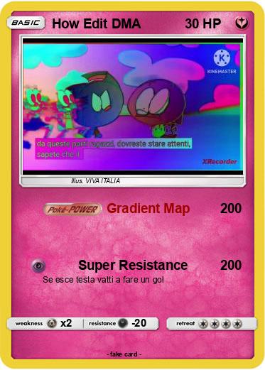 Pokémon How Edit DMA - Gradient Map - My Pokemon Card