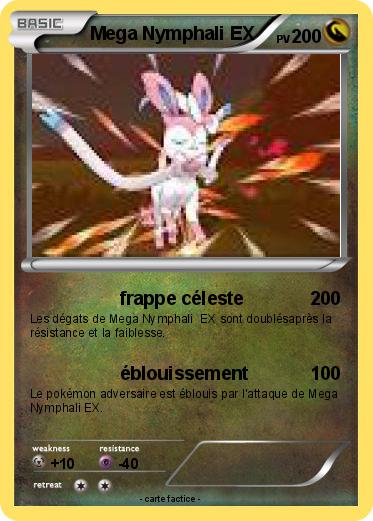 Pokémon Mega Nymphali EX - frappe céleste - Ma carte Pokémon