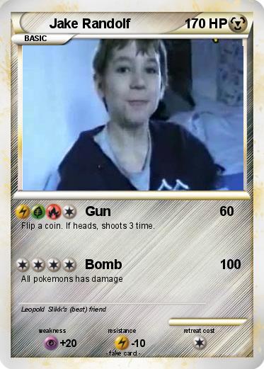 Pokémon Jake Randolf - Gun - My Pokemon Card