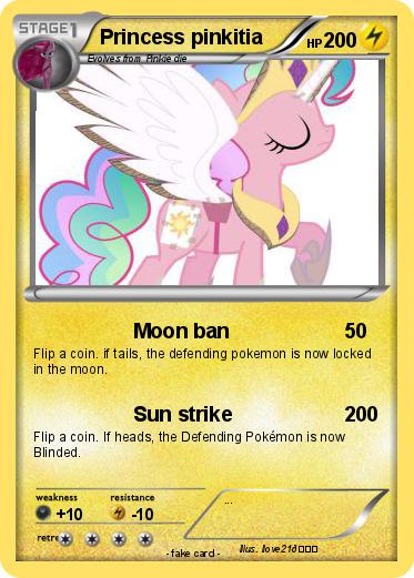 Pokémon Princess pinkitia - Moon ban - My Pokemon Card