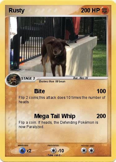 Pokémon Rusty 146 146 - Bite - My Pokemon Card