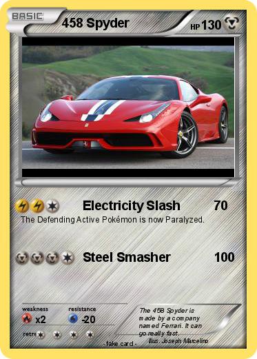 Pokémon 458 Spyder - Electricity Slash - My Pokemon Card