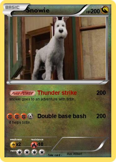 Pokémon Snowie 18 18 - Thunder strike - My Pokemon Card