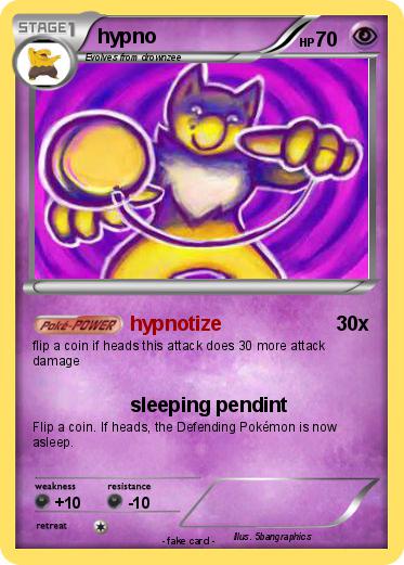 Pokémon hypno 188 188 - hypnotize - My Pokemon Card