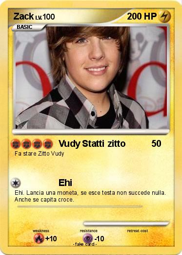 Pokémon Zack 110 110 - Vudy Statti zitto - My Pokemon Card