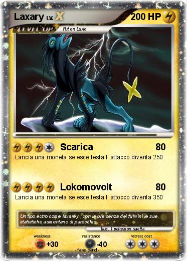 Pokémon Laxary - Scarica - My Pokemon Card