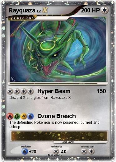 Pokémon Rayquaza 7129 7129 - Hyper Beam - My Pokemon Card