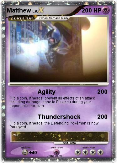 Pokémon Matthew 764 764 - Agility - My Pokemon Card