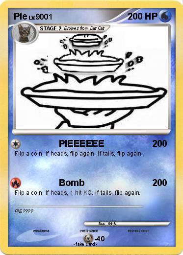 Pokémon Pie 291 291 - PIEEEEEE - My Pokemon Card