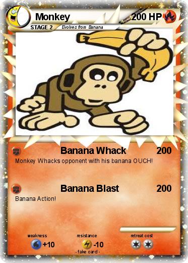 Pokémon Monkey 1031 1031 - Banana Whack - My Pokemon Card