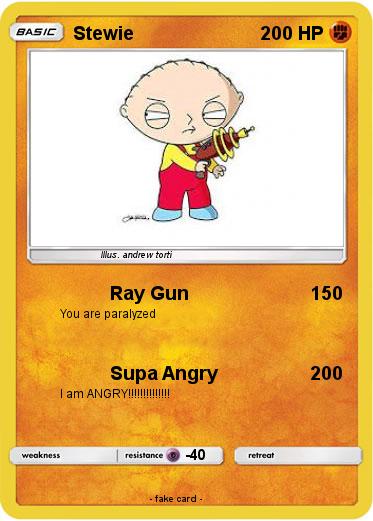Pokémon Stewie 953 953 - Ray Gun - My Pokemon Card