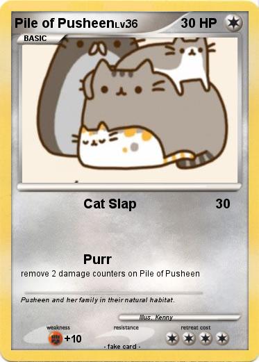 Pokémon Pile of Pusheen - Cat Slap - My Pokemon Card