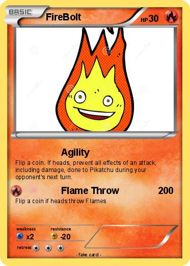 Pokémon FireBolt 41 41 - Agility - My Pokemon Card