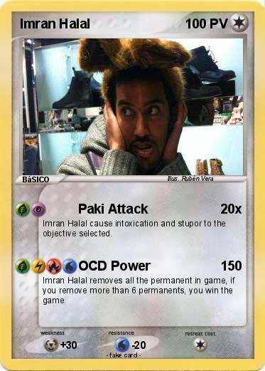 Pokémon Imran Halal - Paki Attack - Mi carta pokémon