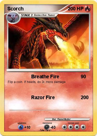 Pokémon Scorch 45 45 - Breathe Fire - My Pokemon Card
