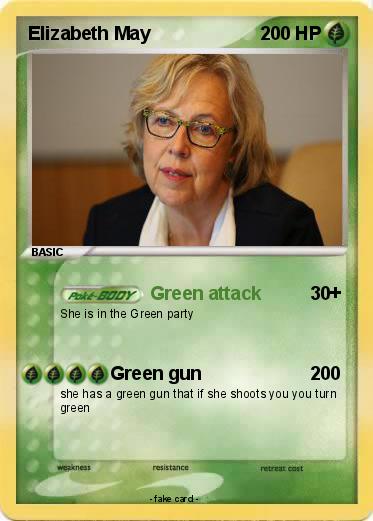 Pokémon Elizabeth May 5 5 - Green attack - My Pokemon Card