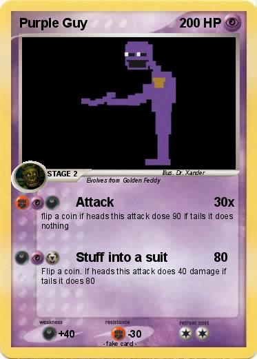 Pokémon Purple Guy 164 164 - Attack - My Pokemon Card