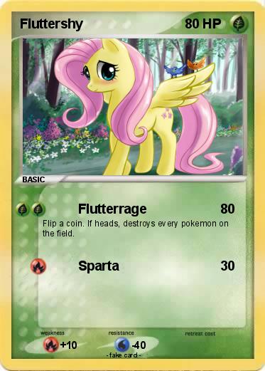 Pokémon Fluttershy 10 10 - Flutterrage - My Pokemon Card