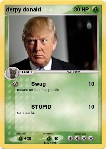 Pokémon derpy donald - Swag - My Pokemon Card