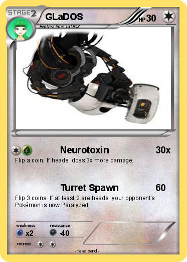 Pokémon GLaDOS 295 295 - Neurotoxin - My Pokemon Card
