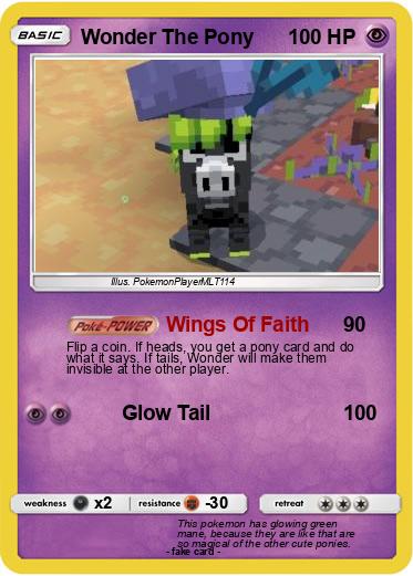 Pokémon Wonder The Pony - Wings Of Faith - My Pokemon Card