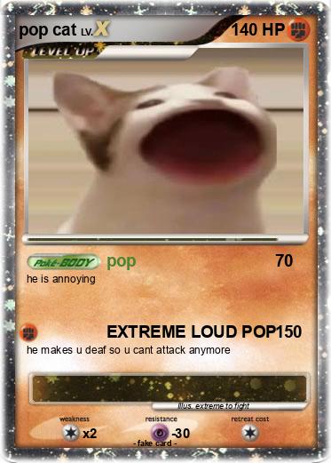 Pokémon pop cat 75 75 - pop - My Pokemon Card
