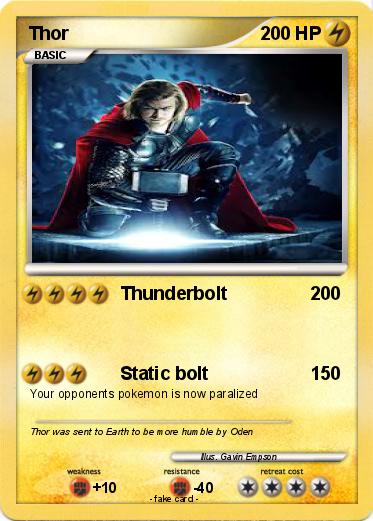 Pokémon Thor 447 447 - Thunderbolt - My Pokemon Card