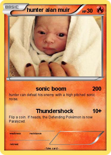 Pokémon hunter alan muir - sonic boom - My Pokemon Card