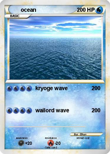 Pokémon ocean 161 161 - kryoge wave - My Pokemon Card