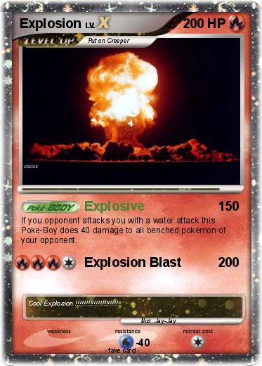 Pokémon Explosion 161 161 - Explosive - My Pokemon Card